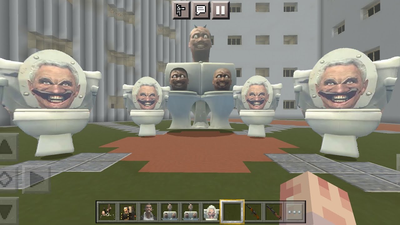 Grandfather Skibidi Toilet and Triple Giant Skibidi Toilet Nextbots ...