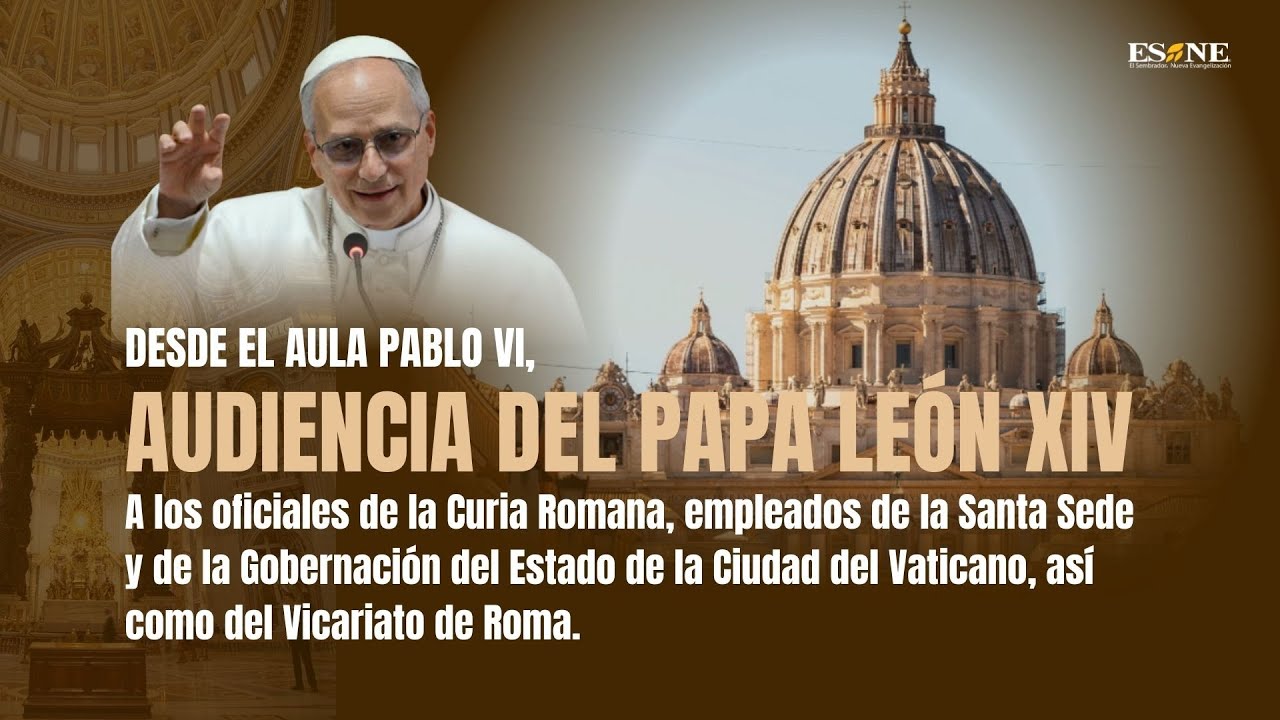 Desde el Aula Pablo VI, audiencia del Papa León XIV a los oficiales de ...