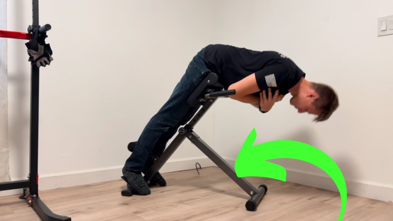 Adjustable and Foldable Roman Chair - YouTube