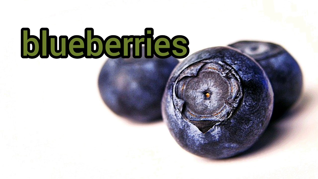 How to Pronounce Blueberries in American English - YouTube