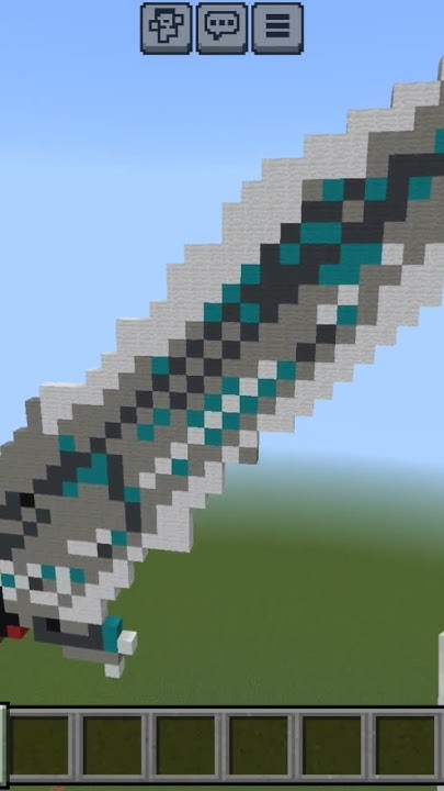 #minecraft строил меч в #майнкрафт #shorts - YouTube