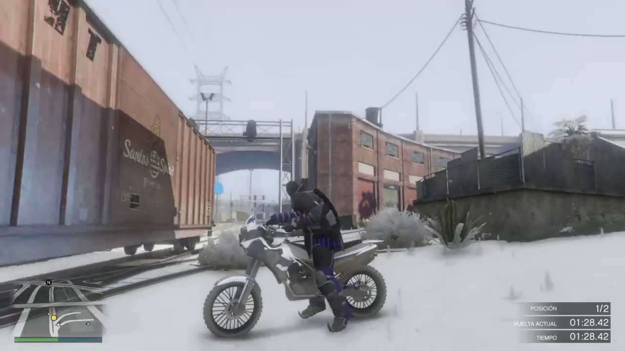 GTA V Online | CARRERRA CON LA MEJOR MOTO BF400 - YouTube