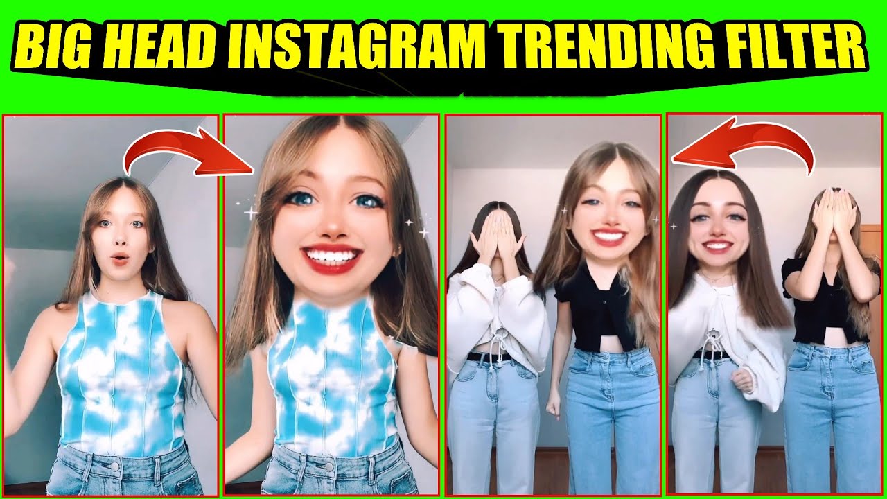 बड़ा सिर वाला विडियो कैसे बनाएं Big Head Filter Instagram Tokei No Uta ...