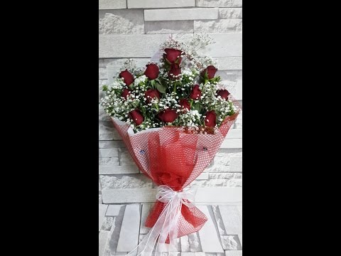 kırmızı gül buketi13