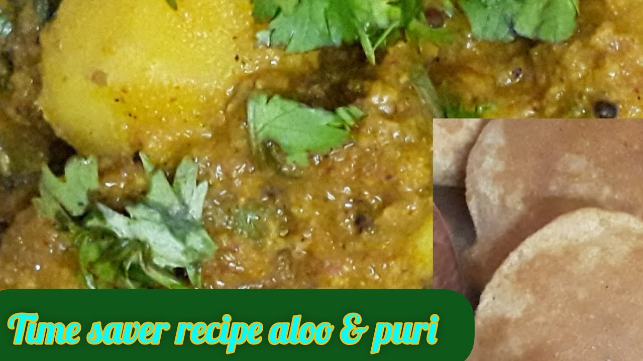 Allo Puri Recipe- How To Make Aloo Puri- Aloo Pudi- swad se bhari aloo ...