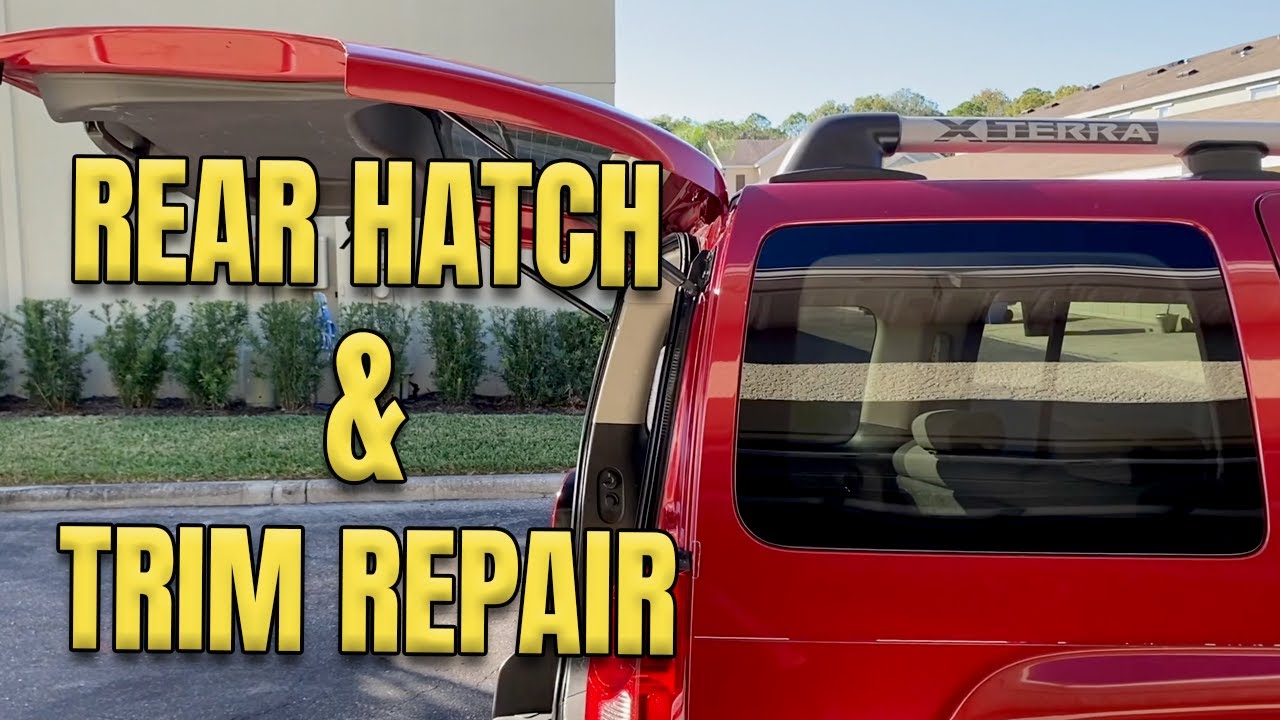 Rear Lift Gate and Interior Trim Repair for my 2010 Xterra! - YouTube