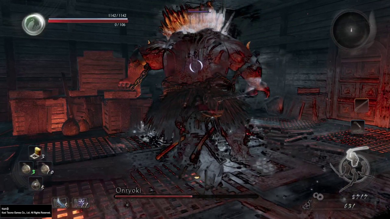 Nioh First Boss - YouTube