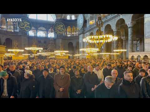Ayasofya Cuma Namazı - İmam Bünyamin Topçuoğlu (21.03.2025) | 4K