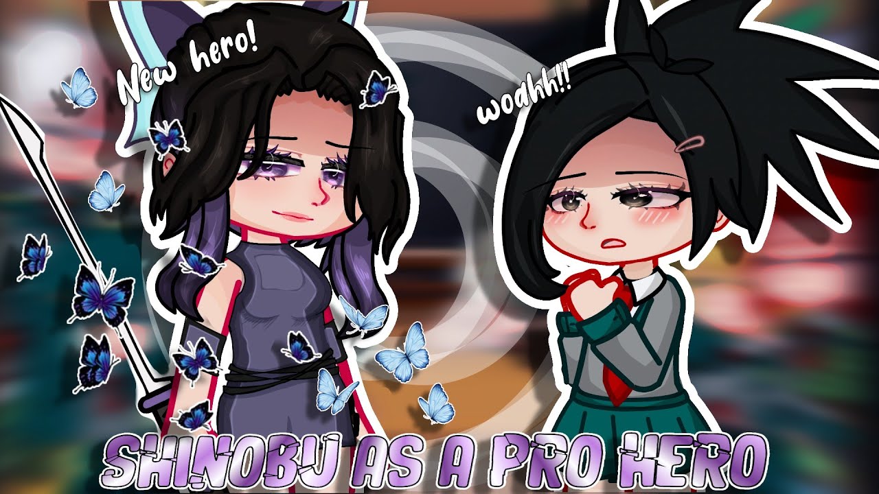 Class 1A React to Kocho Shinobu as a new pro hero /MHA/my birthday ...