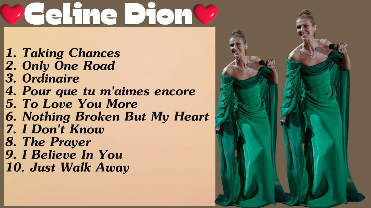 Céline Dion ~ Best Pop Songs 2024 - Meilleures chansons pop 2024 - YouTube