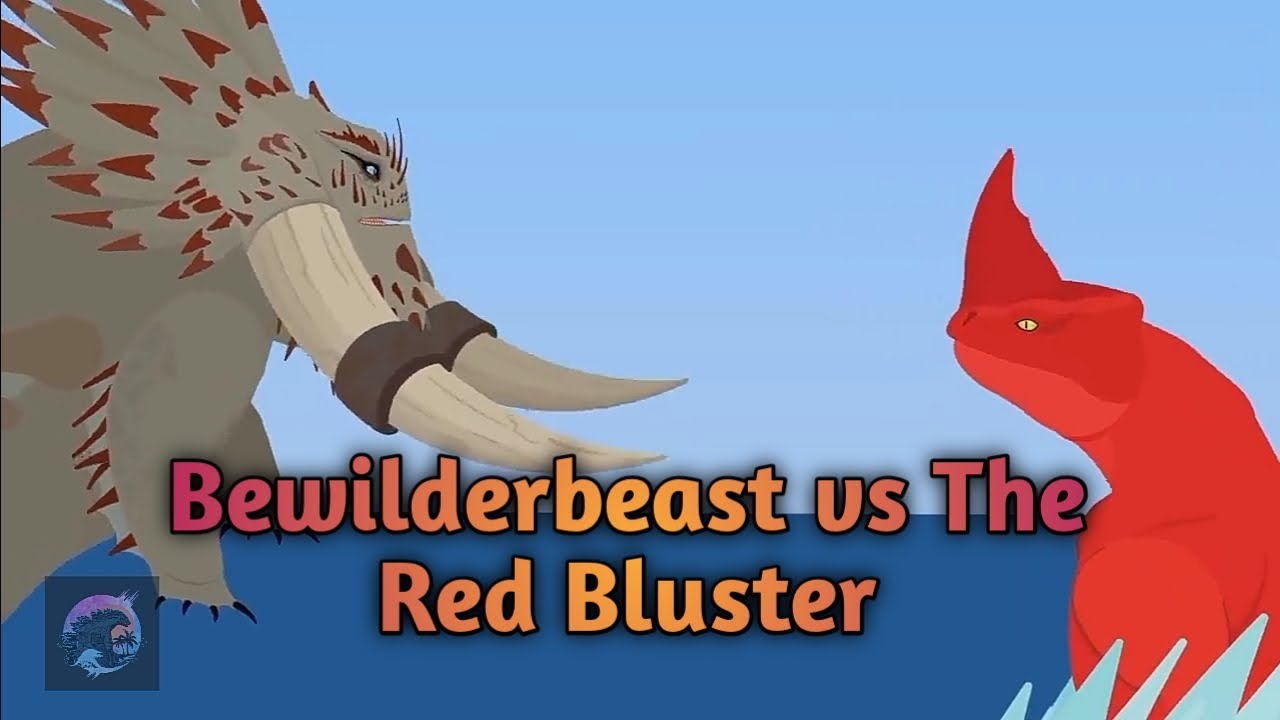 Bewilderbeast vs The Red Bluster || Monster Battle Fight || Cartoon ...