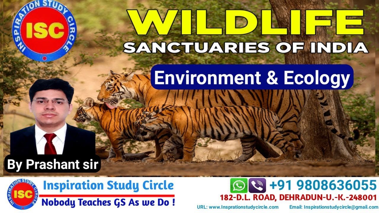 🔴IMPORTANT FOR IAS PRELIMS | WILDLIFE SANCTUARIES | Environment ...