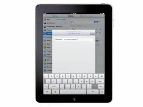 iPad Training : Connecting to the Internet using a Wi-Fi network - YouTube