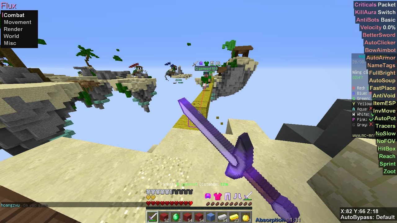 [Hack #2] Test Flux b11 Trong Bedwar Sever MNF - YouTube
