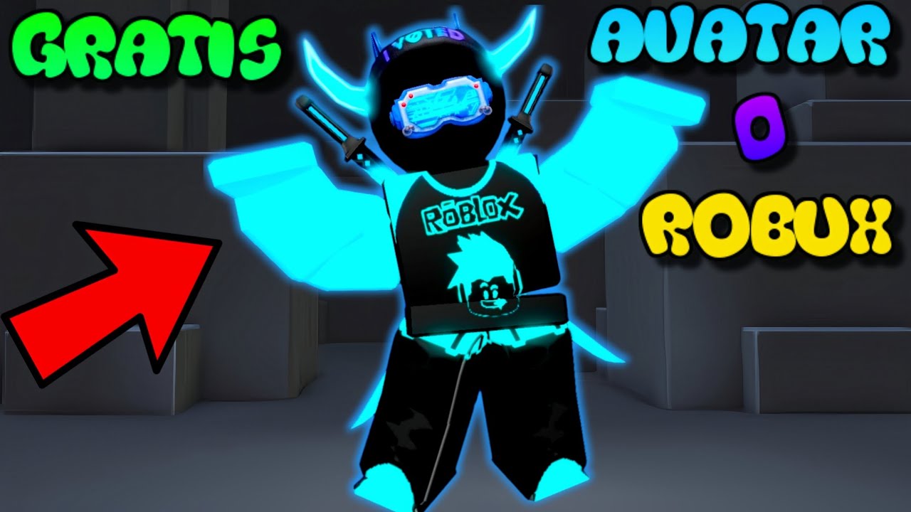 Gratis! Avatar Gamer 🕹️ Neon 💎 Roblox Tutorial - YouTube