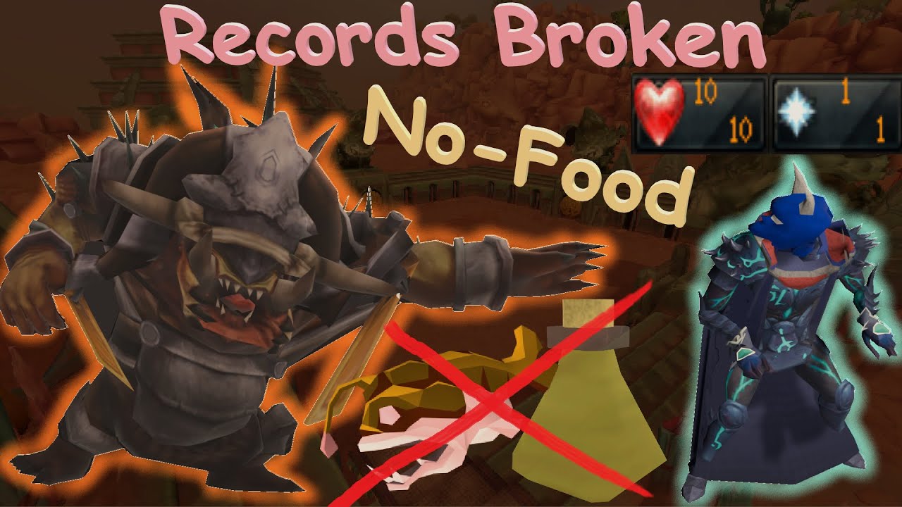 No Food (Pure Defence) Base Tank Record - the new technique ...