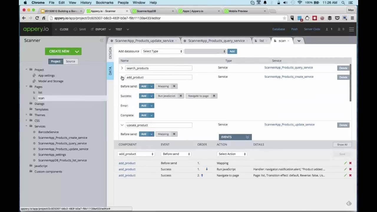 Building a Barcode Scanner App... (June 10, 2015, deprecated) - YouTube