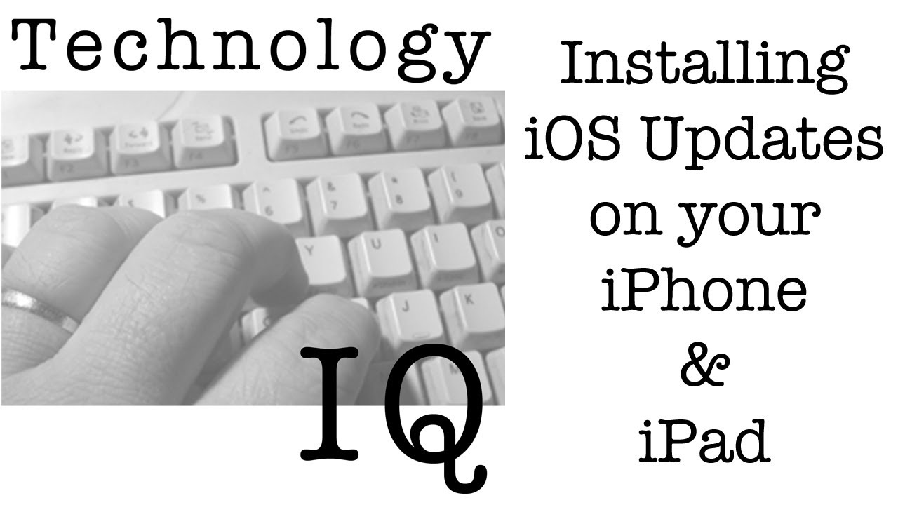 Installing iOS Updates on your iPhone and iPad - YouTube