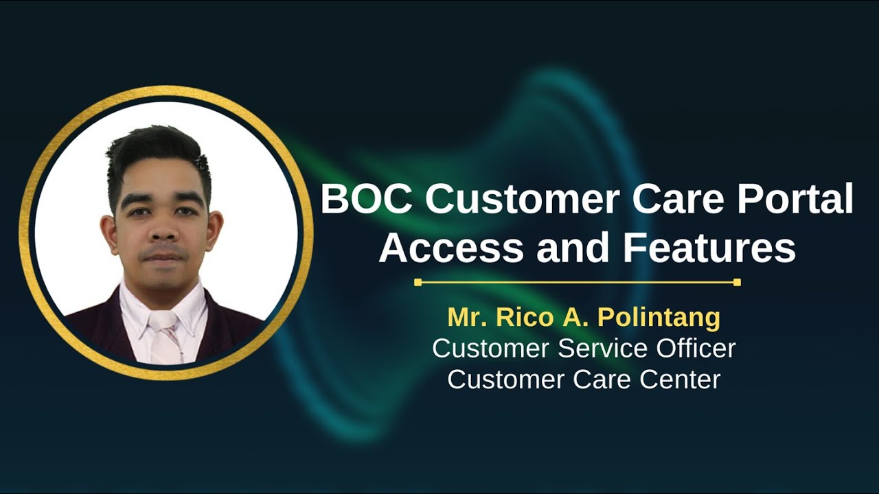 BOC Customer Care Portal Access and Features - YouTube