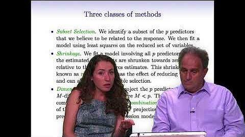 ISLR Chapter 6: Linear Model Selection and Regularization - YouTube