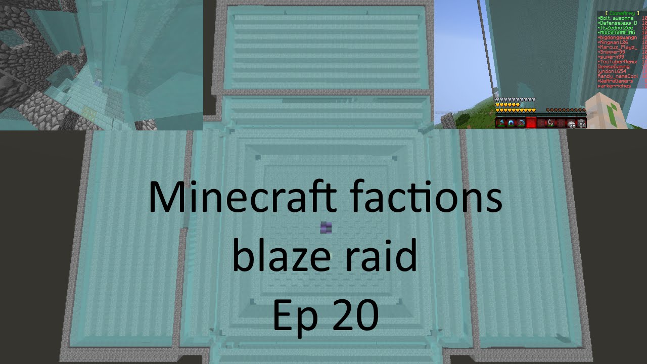 Minecraft Factions Huge Blaze raid Ep 20 on cosmic pvp alien planet ...