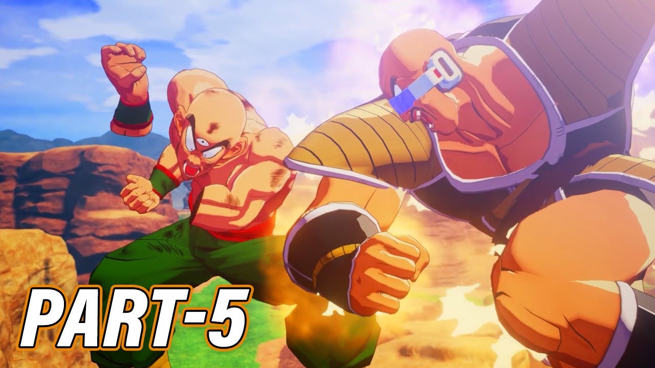 DRAGON BALL Z KAKAROT Walkthrough Gameplay Part 5 - NAPPA BOSS FIGHT ...