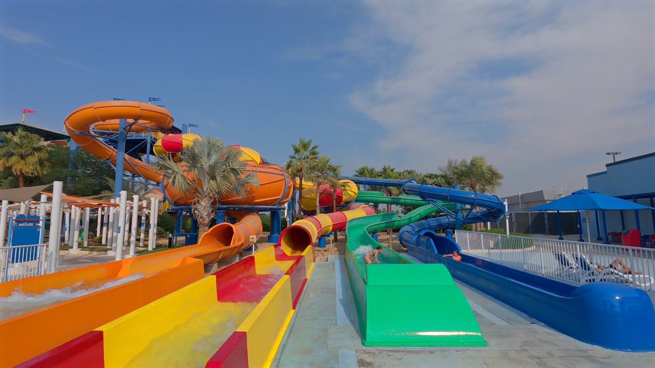 Twist 'N' Spin Water Slide at Legoland Dubai 🇦🇪 - YouTube