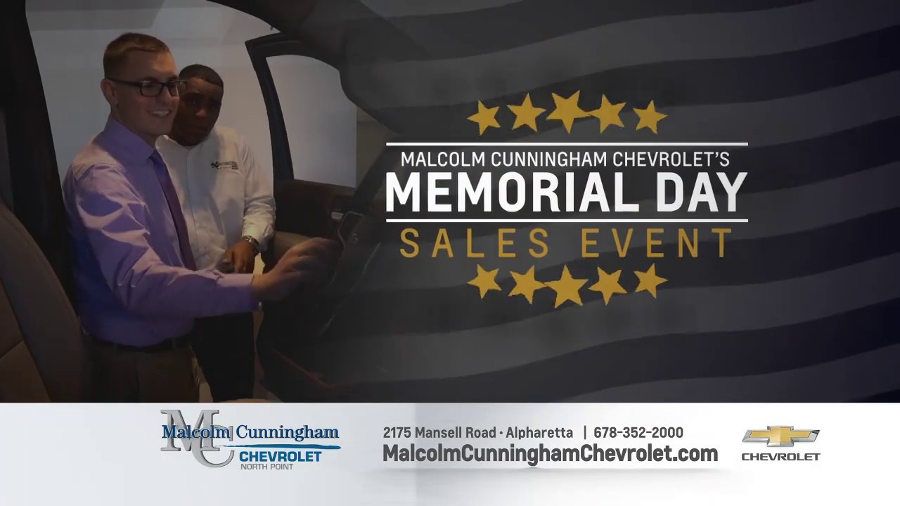 Malcolm Cunningham Chevrolet Northpoint - Memorial Day - Trax - YouTube