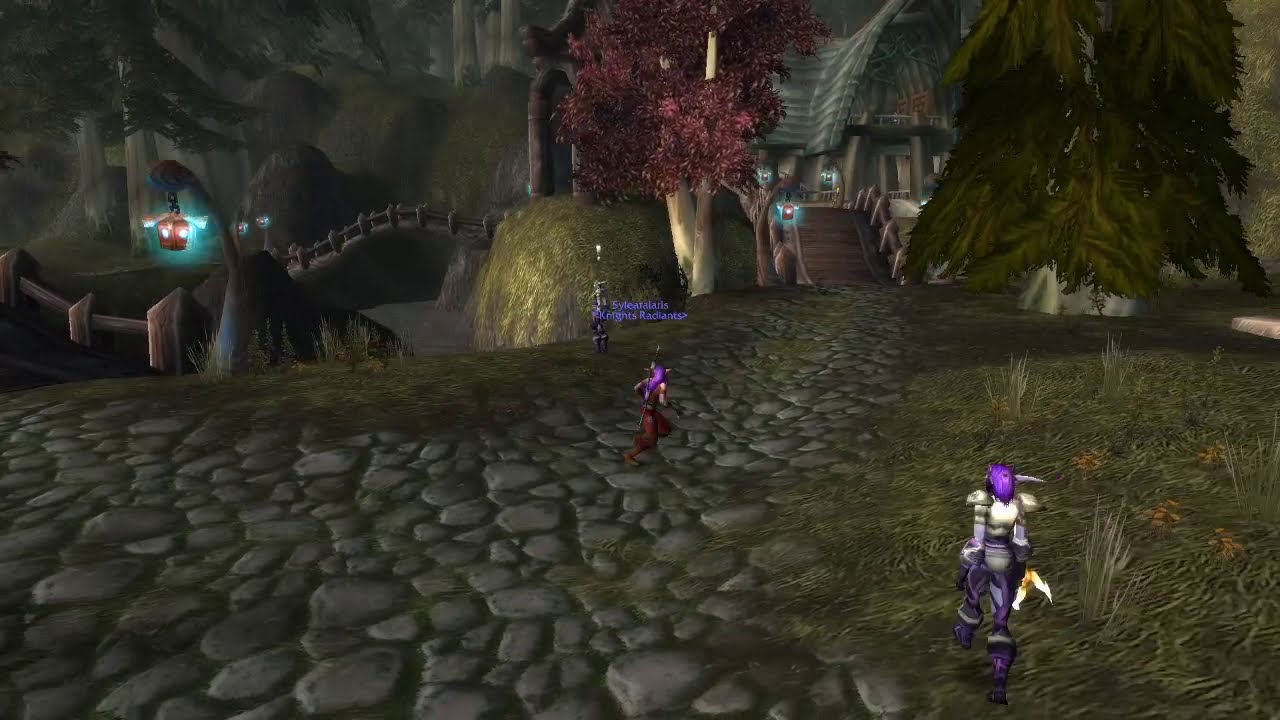Old Classic WoW Auberdine in Darkshore - YouTube
