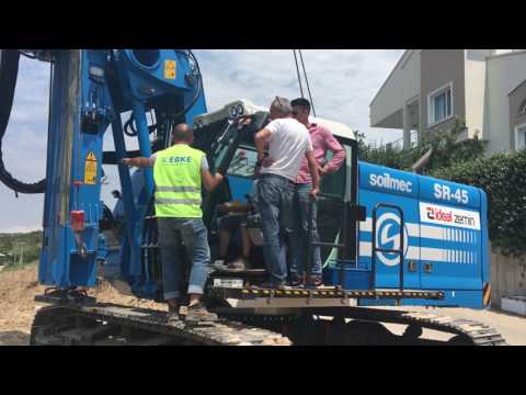 Soilmec, SR-45 Fore Kazık Makinesi, İdeal Zemin, Bursa / Erke Group / 18.07.2017