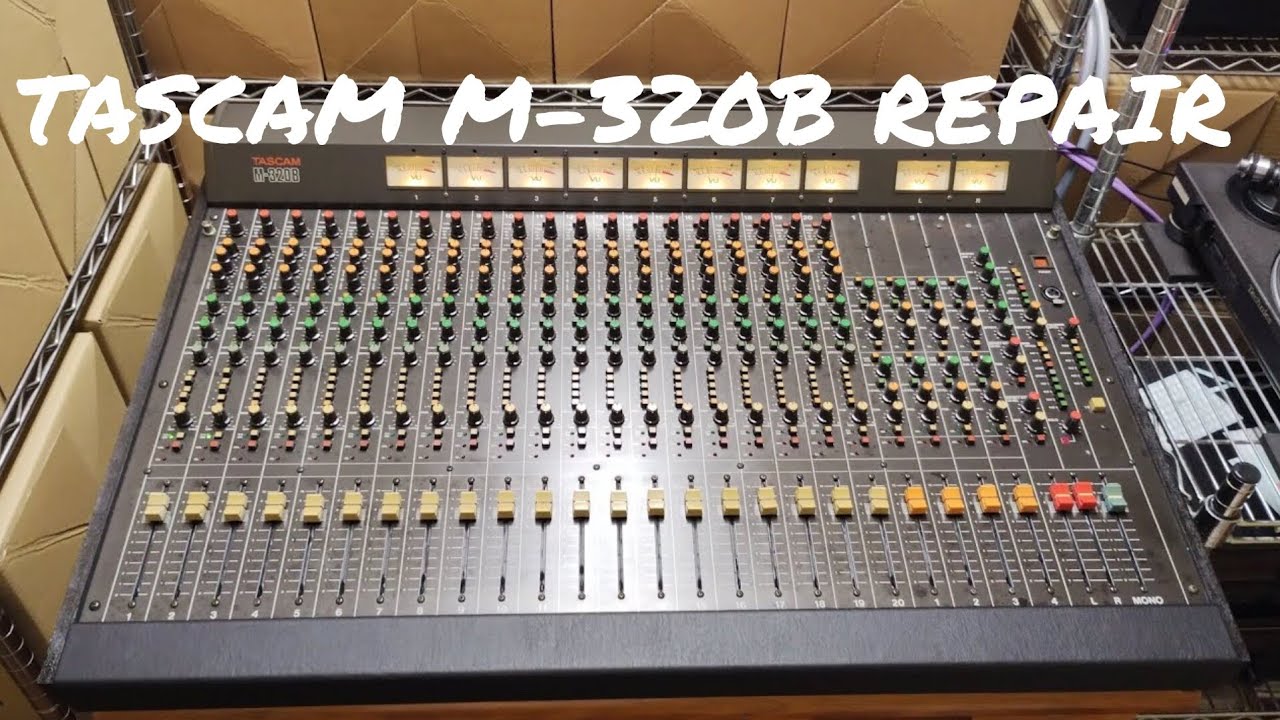 TASCAM M-320B REPAIR - YouTube