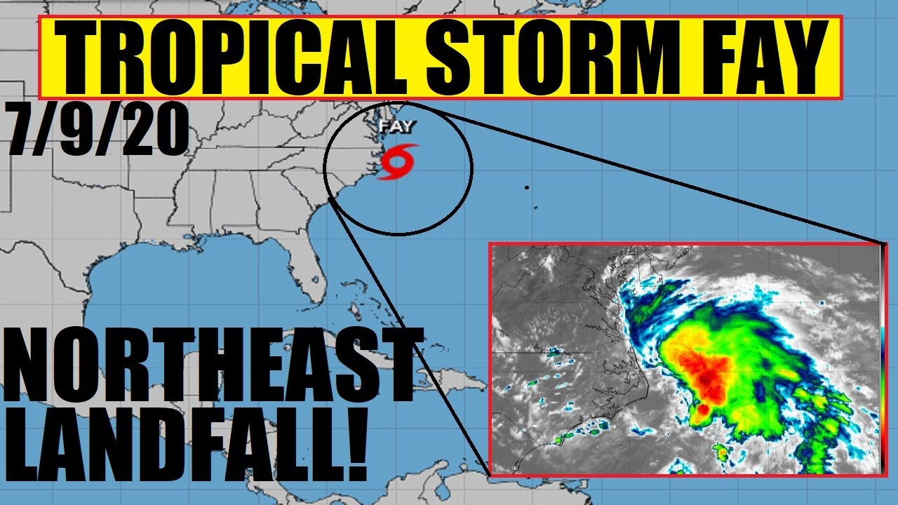 BREAKING! TROPICAL STORM FAY - TS WARNINGS for Carolina's and Northeast ...