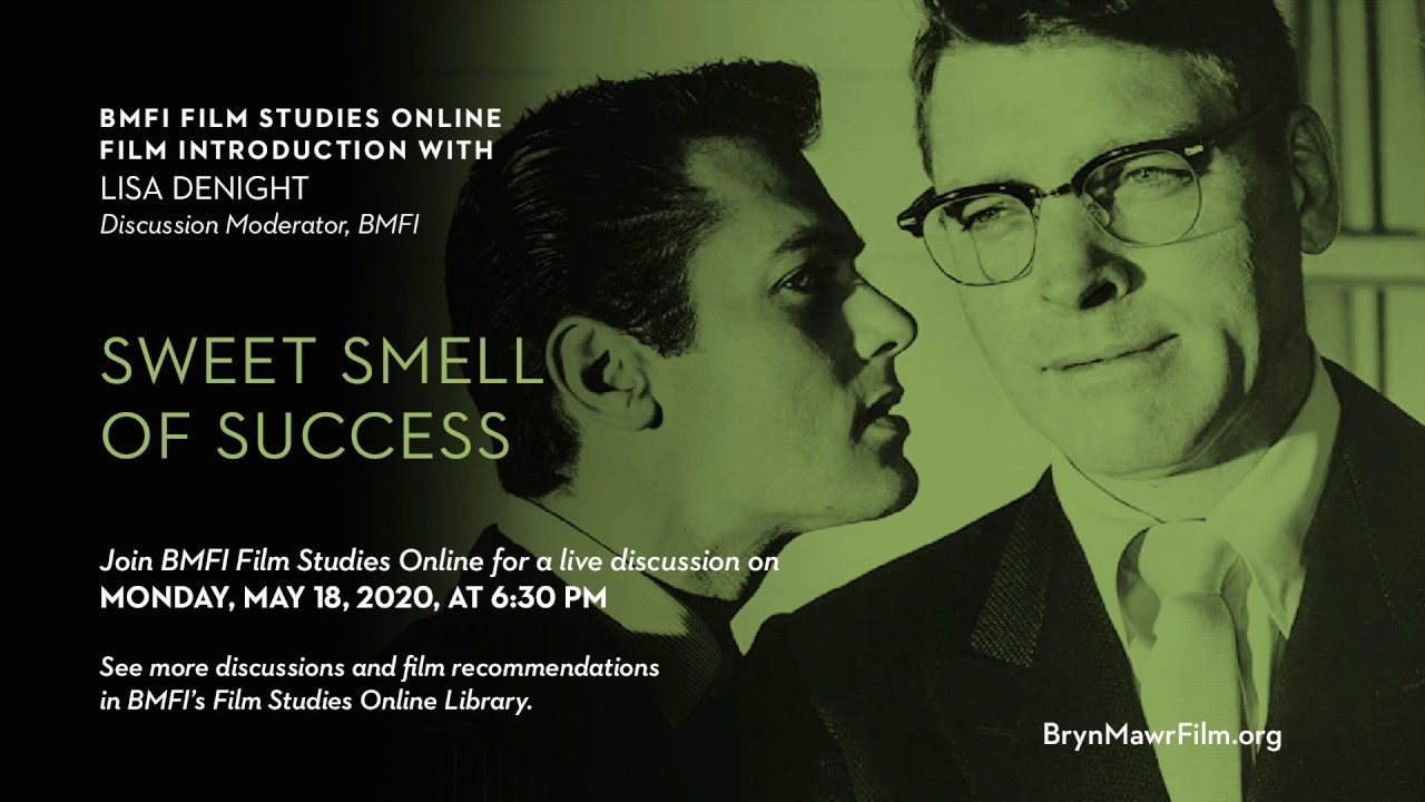 BMFI Film Studies Online: SWEET SMELL OF SUCCESS Introduction - YouTube