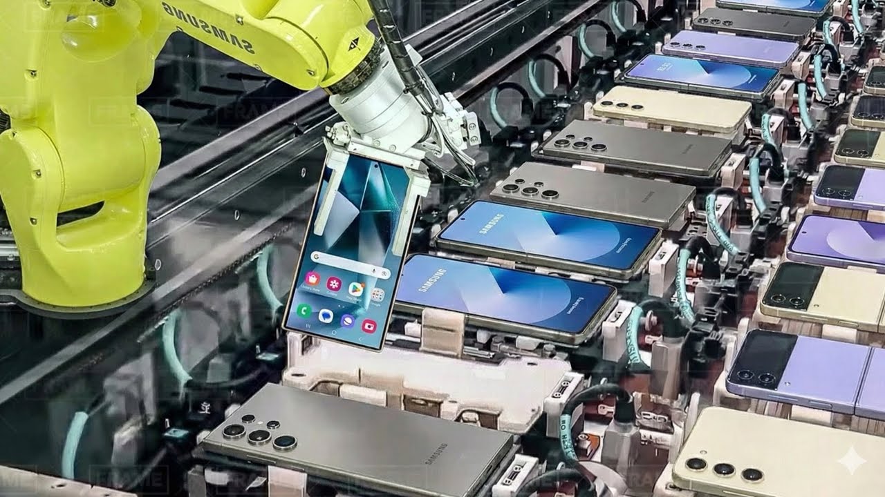 Inside Samsung Factory: Robots Automatically Make Phones of the Future ...