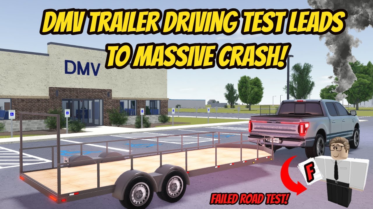 Greenville, Wisc Roblox l Realistic DMV Trailer Driving Test - Massive ...
