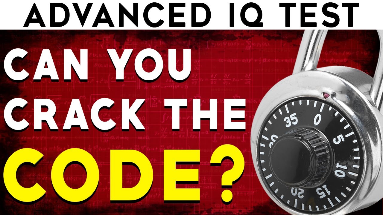 Advanced IQ Test - Can you crack the code? (Codebreaker IQ Test) - YouTube