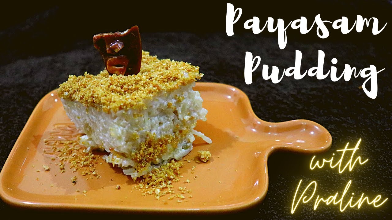 Vermicelli Kheer Pudding with Praline Topping | Semiya Payasam Pudding ...