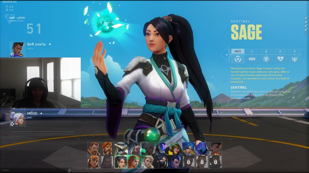 SINATRAA SAGE GAMEPLAY (NEW MAP LOTUS) | VALORANT RADIANT RANKED - YouTube