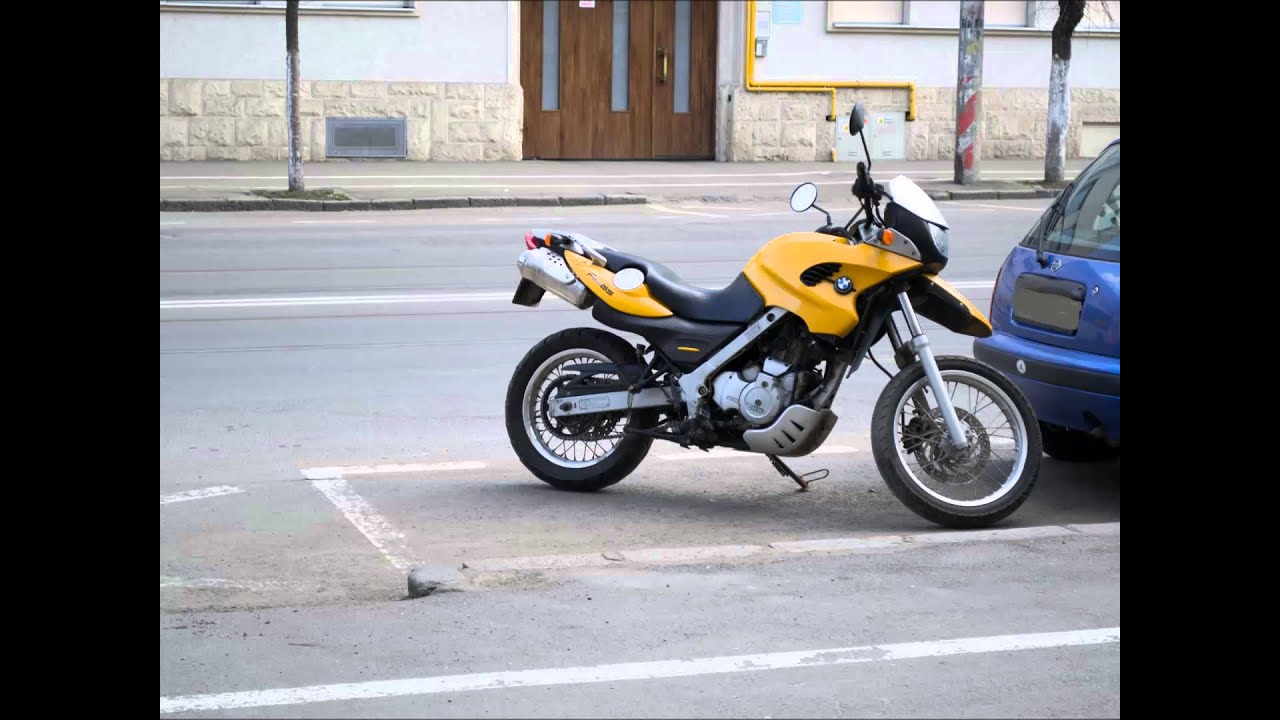 Bmw f650gs metallic engine sound - YouTube