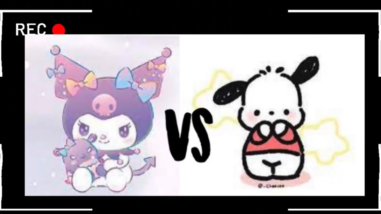Kuromi vs Pochacco | kawaii Sanrio | kawaii bear 123 - YouTube