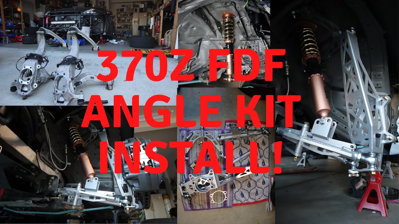 How to install the Best 370z Angle kit (FDF) - YouTube