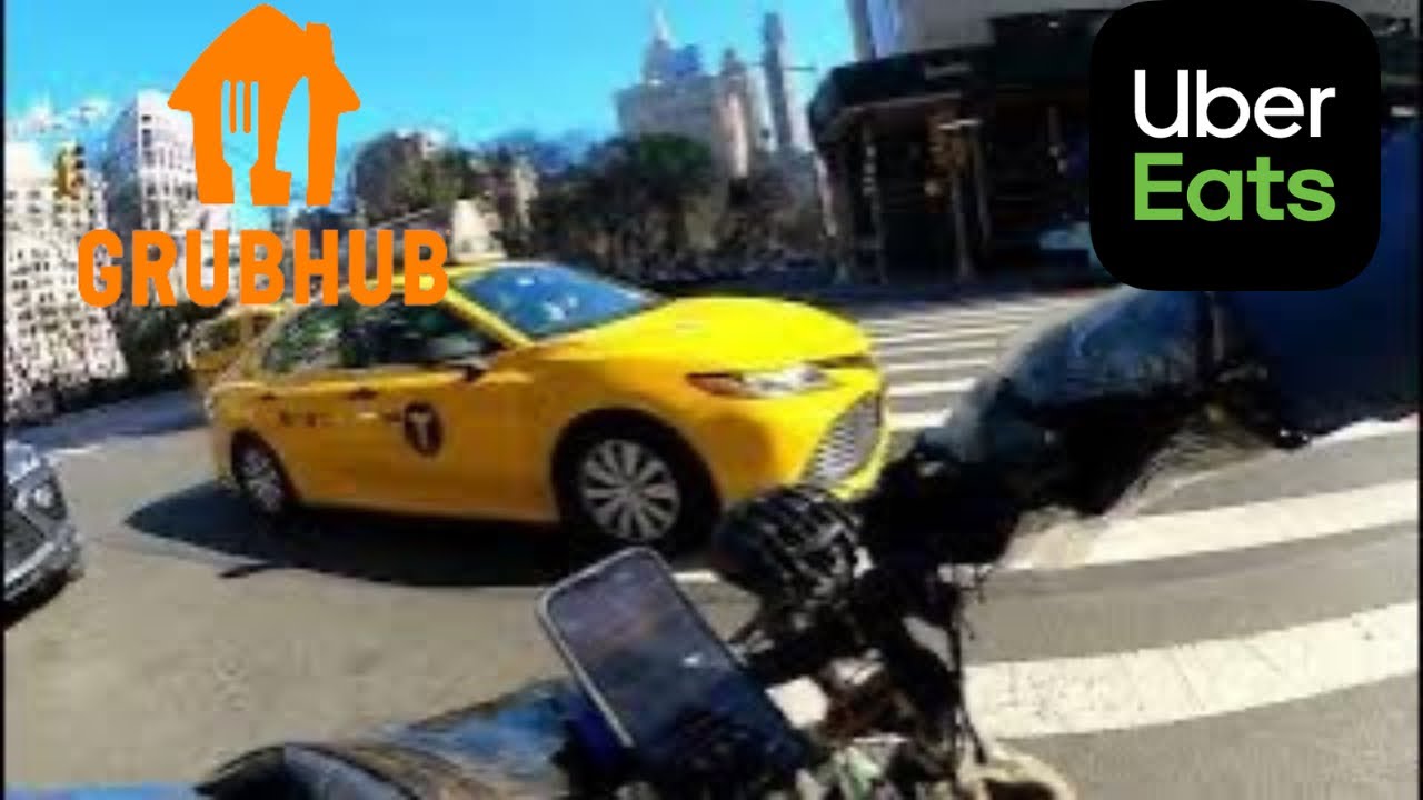 BreakFast Shift In Manhattan | Uber Eats | GrubHub - YouTube