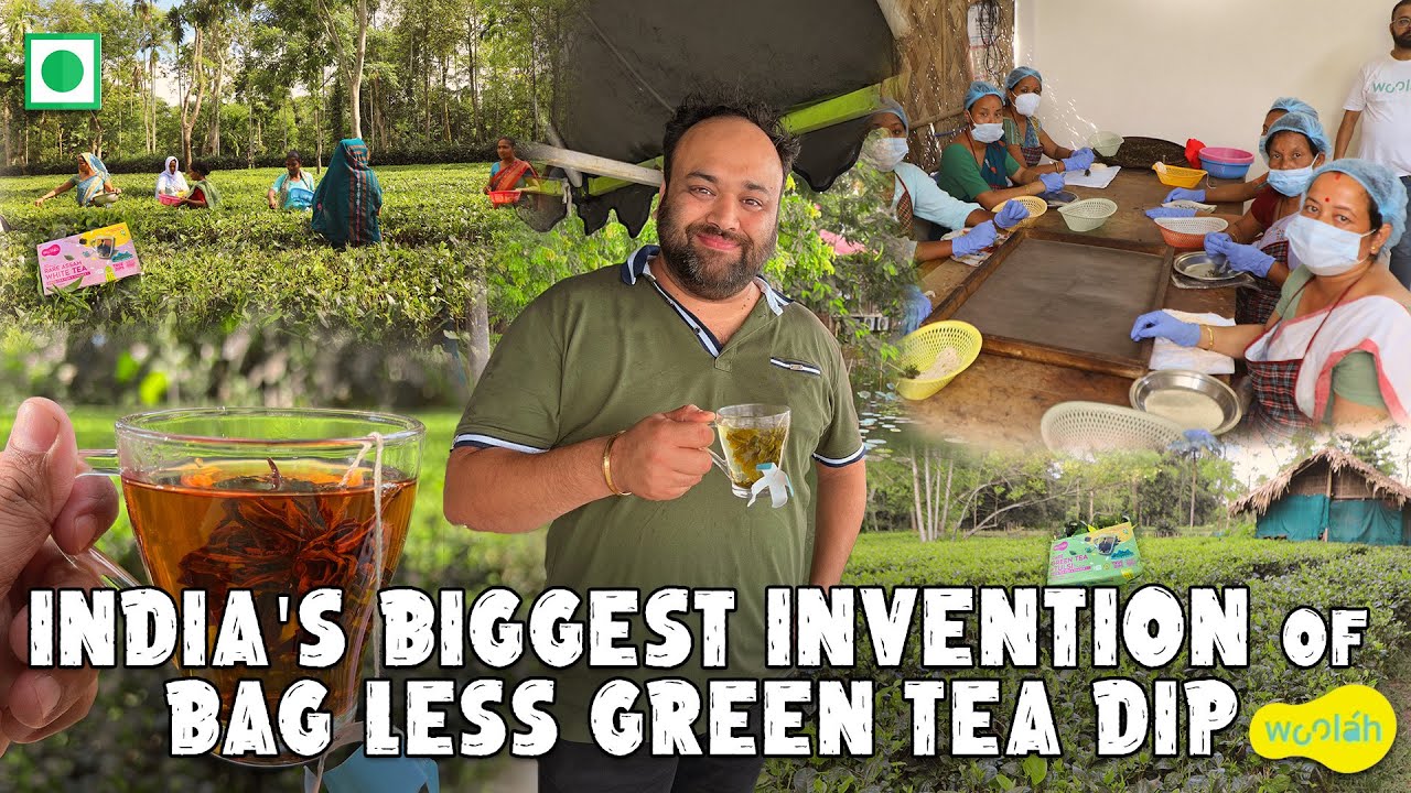 India's first innovation BAGLESS TEA by Woolah Tea Assam - YouTube