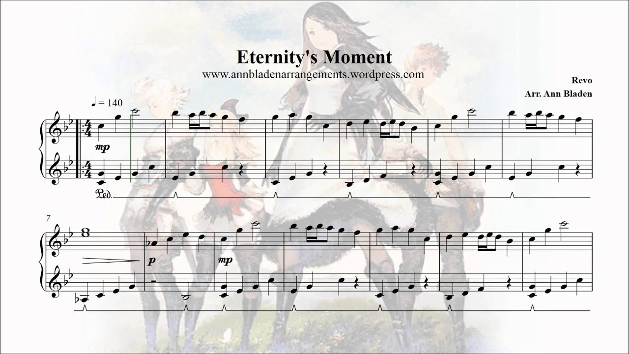 Bravely Default: "Eternity's Moment" for Piano - YouTube