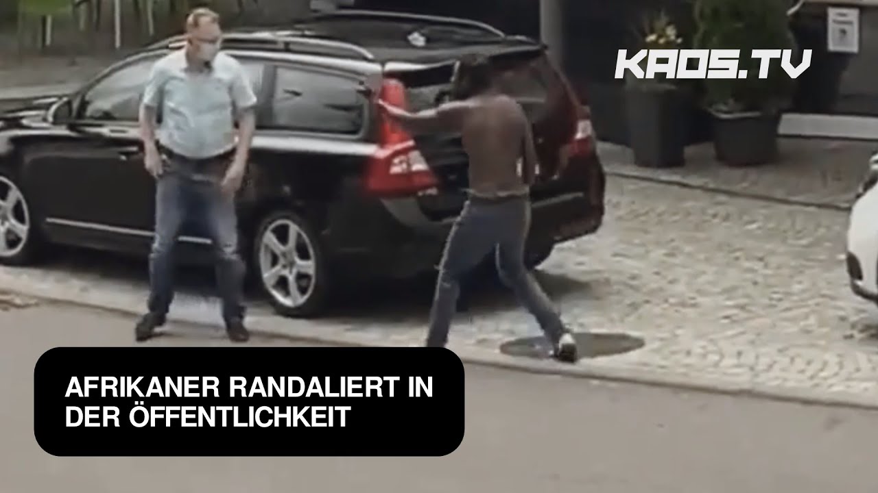 Afrikaner randaliert in der Öffentlichkeit | KaosTV - YouTube