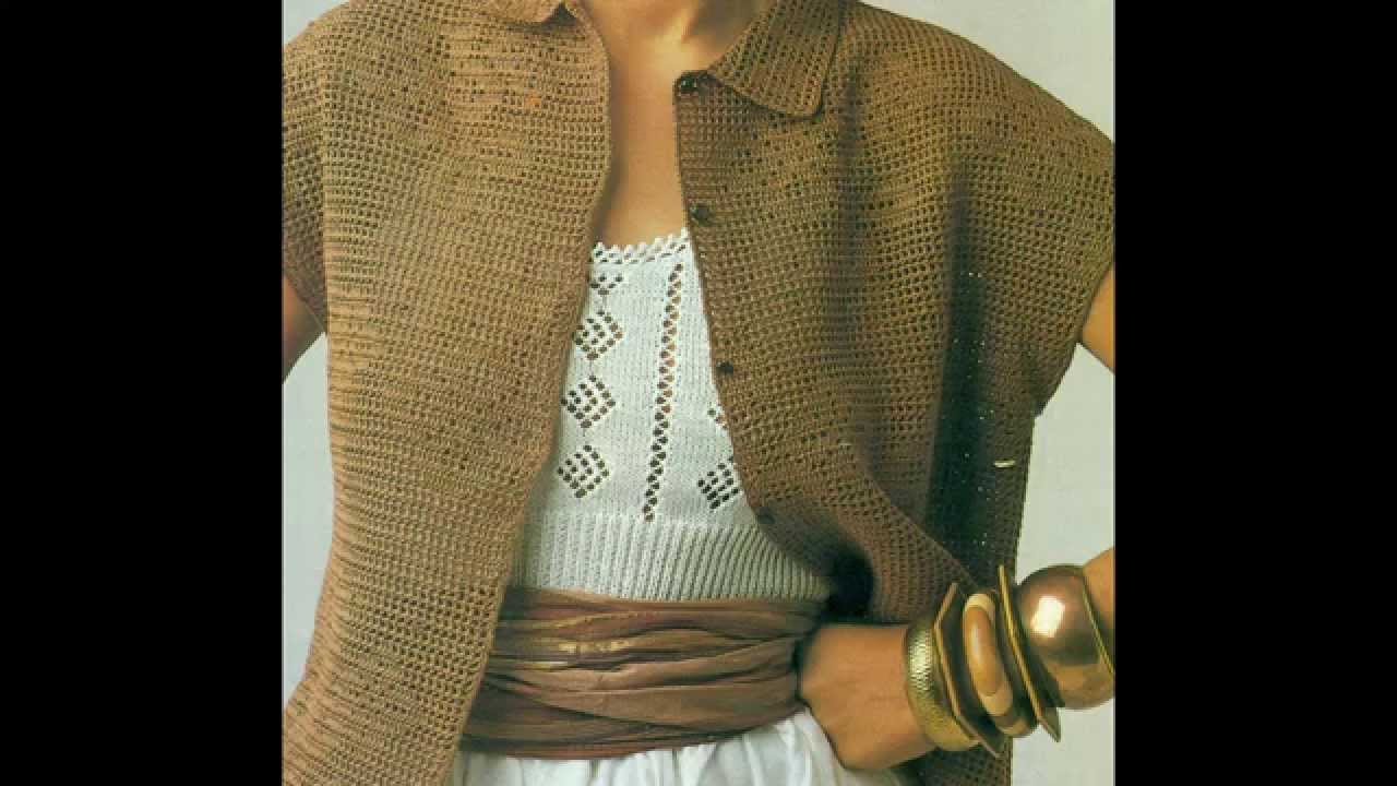 Patrón Para Tejer Saco a crochet - YouTube