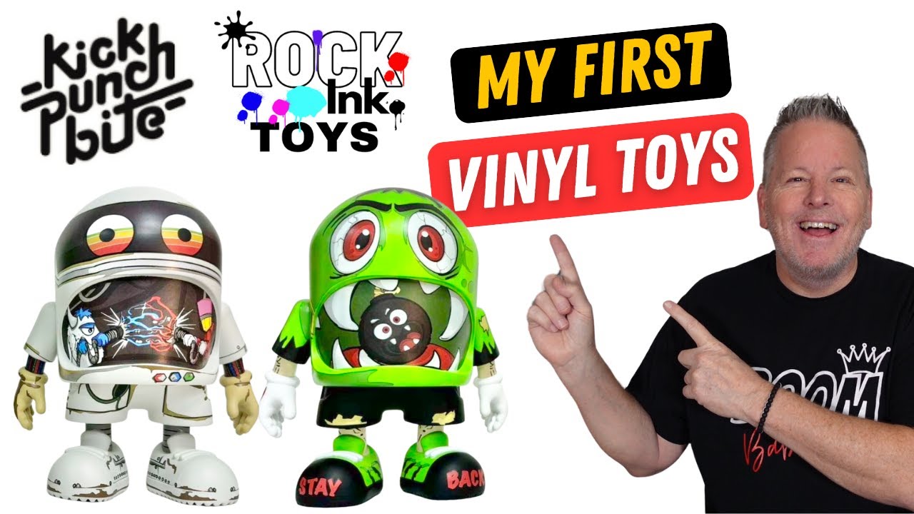 Rock Ink Toys UNBOXING My First 2 Production Designer Toys - YouTube