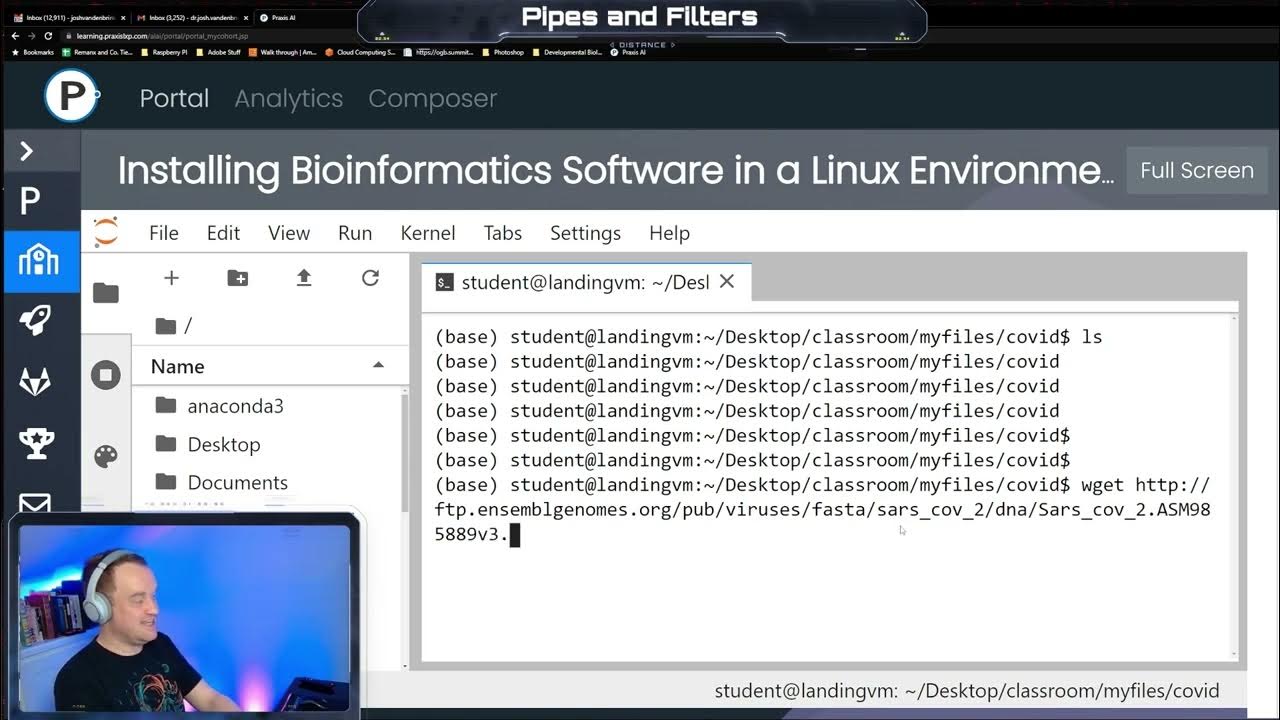 Intro To Linux Installing Bioinformatics Software Vdb Computational Biology Youtube