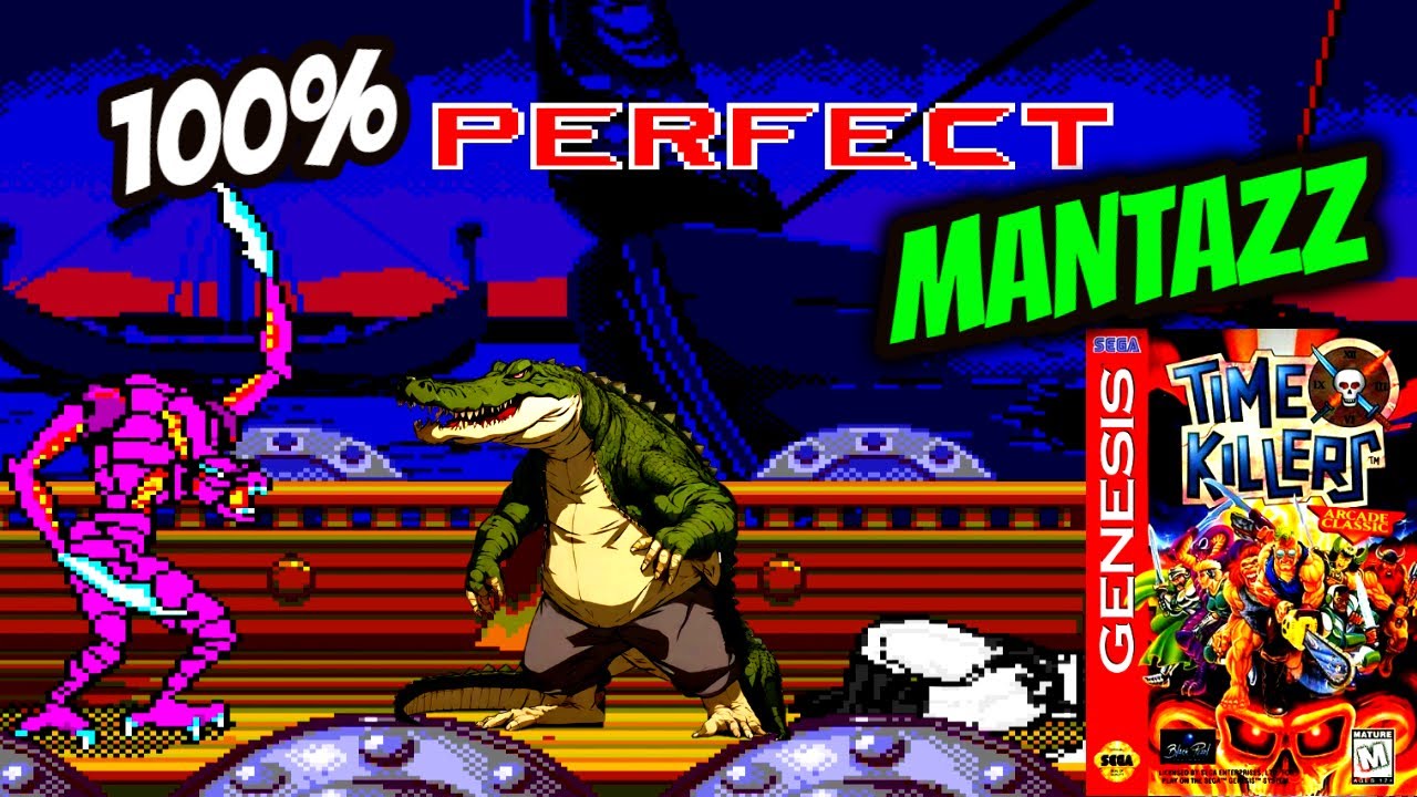 ZERANDO COM MANTAZZ -TIME KILLERS -VERY HARD - MEGA DRIVE - YouTube