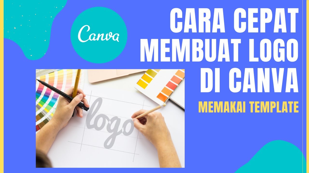 TUTORIAL CANVA CARA MEMBUAT LOGO - YouTube